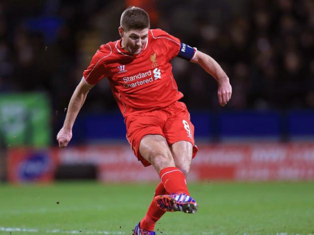How do Steven Gerrard's appearance stats compare with other Liverpool ...