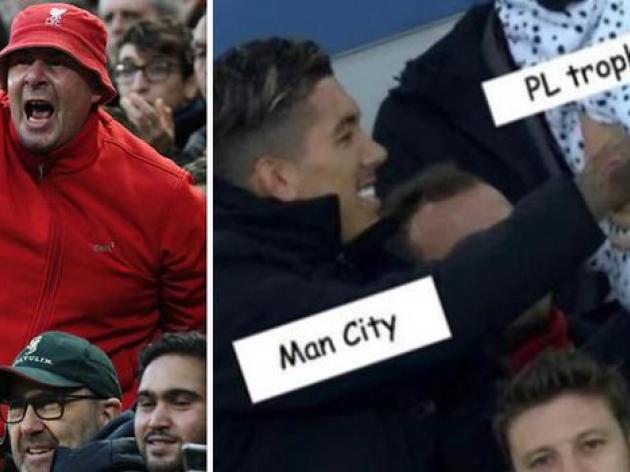 Liverpool savaged with Man City Premier League trophy meme - but fans ...