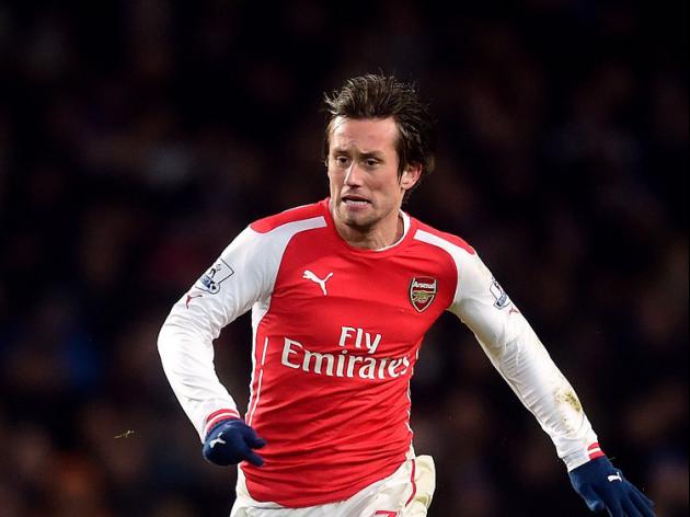 Wenger unsure about Rosicky absence