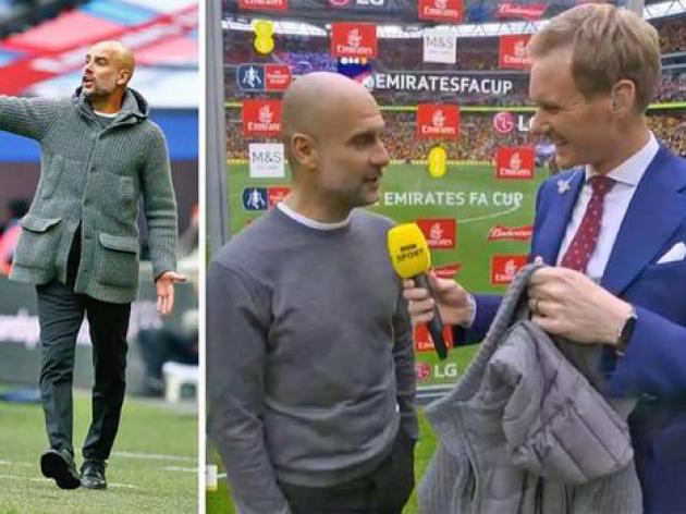 Man City EXCLUSIVE: Pep Guardiola to auction famous cardigan after FA ...