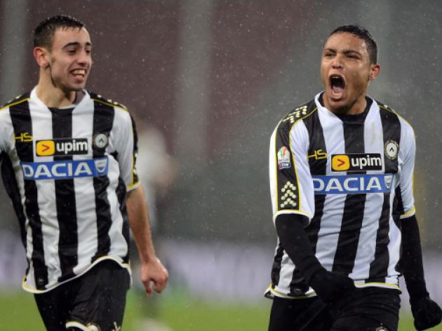 Udinese edge towards first Cup final in over 90 years